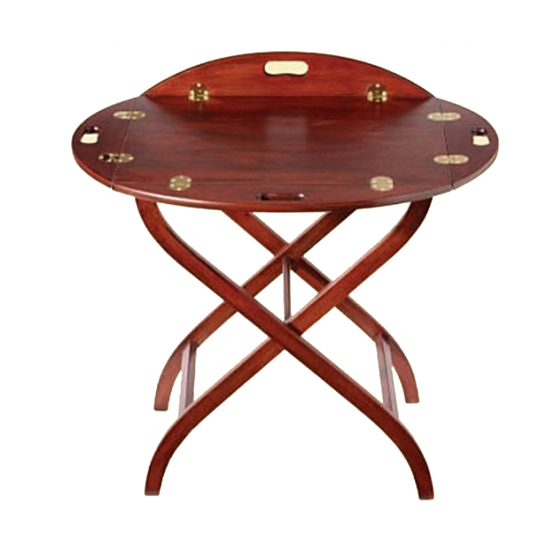 Tabletttisch, Lady Clare, Beistelltisch, Tablett-Tisch, Nußbaum, Holz ...